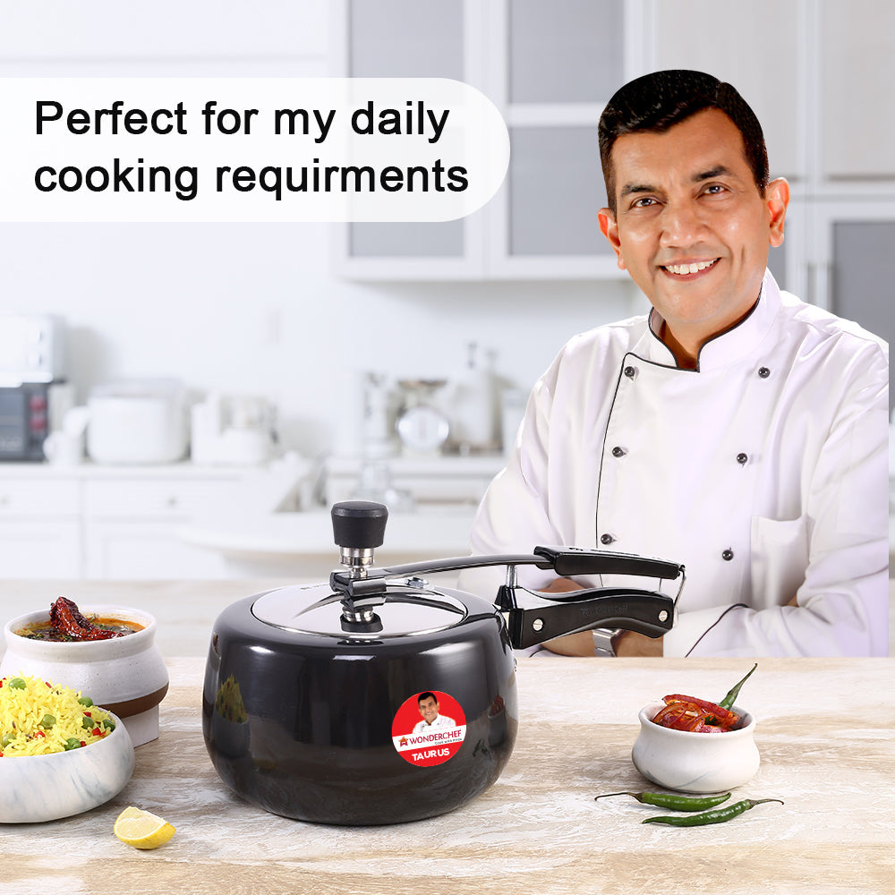 Buy Taurus Hard Anodized Inner Lid Pressure cooker Online at Best Price ...